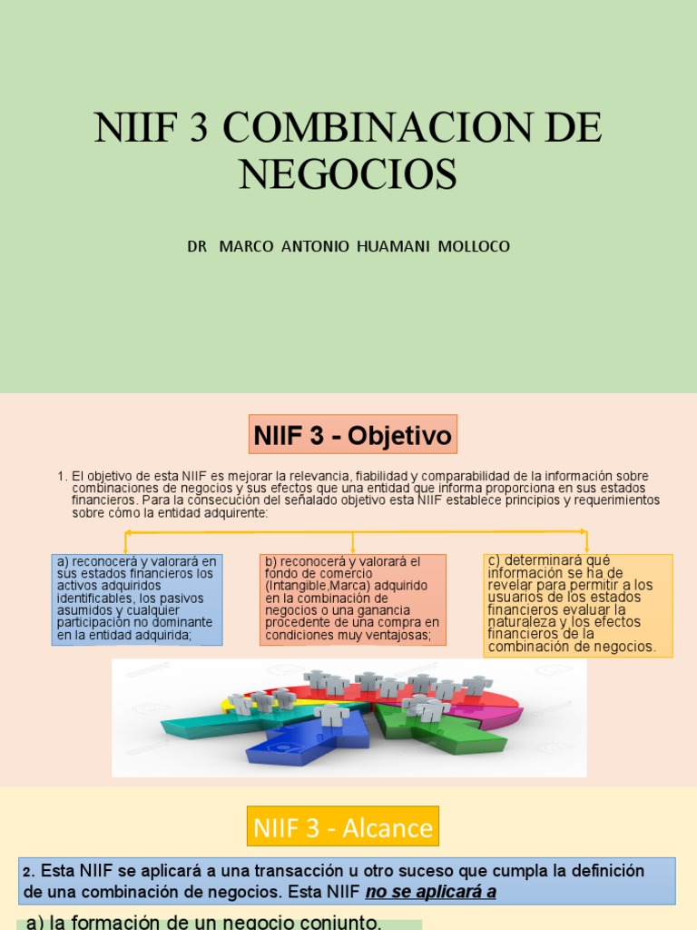 Niif 3 Combinacion de Negocios MH | PDF | normas internacionales de ...