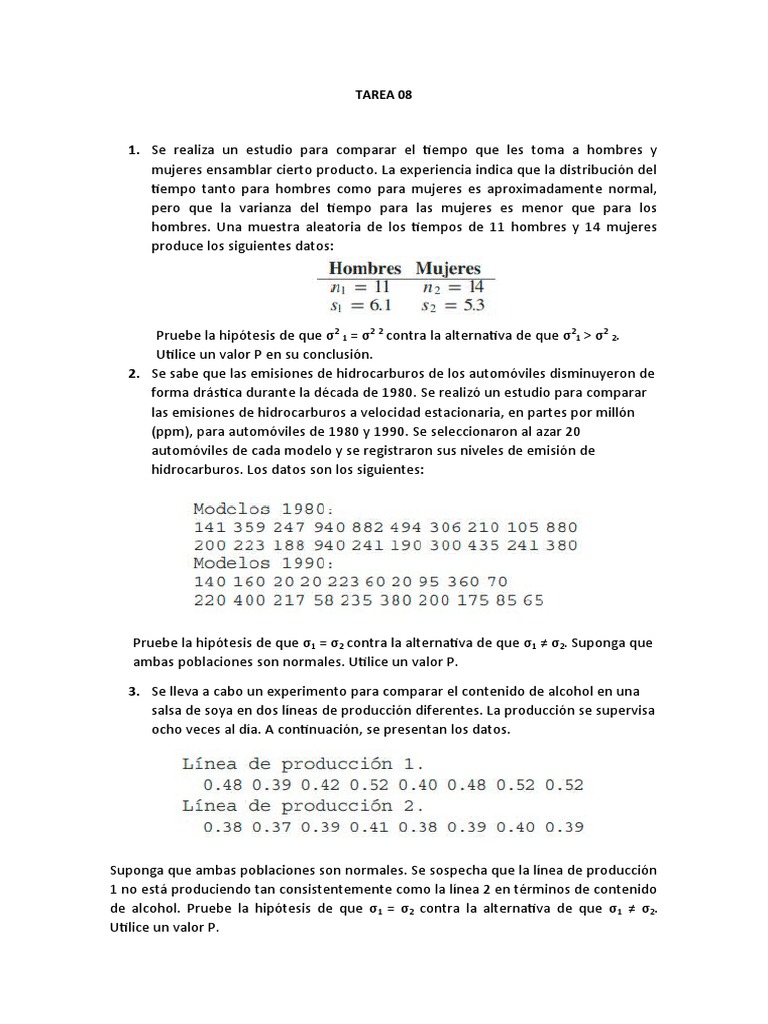 Tarea 08 | PDF | Cáncer | Experimentar