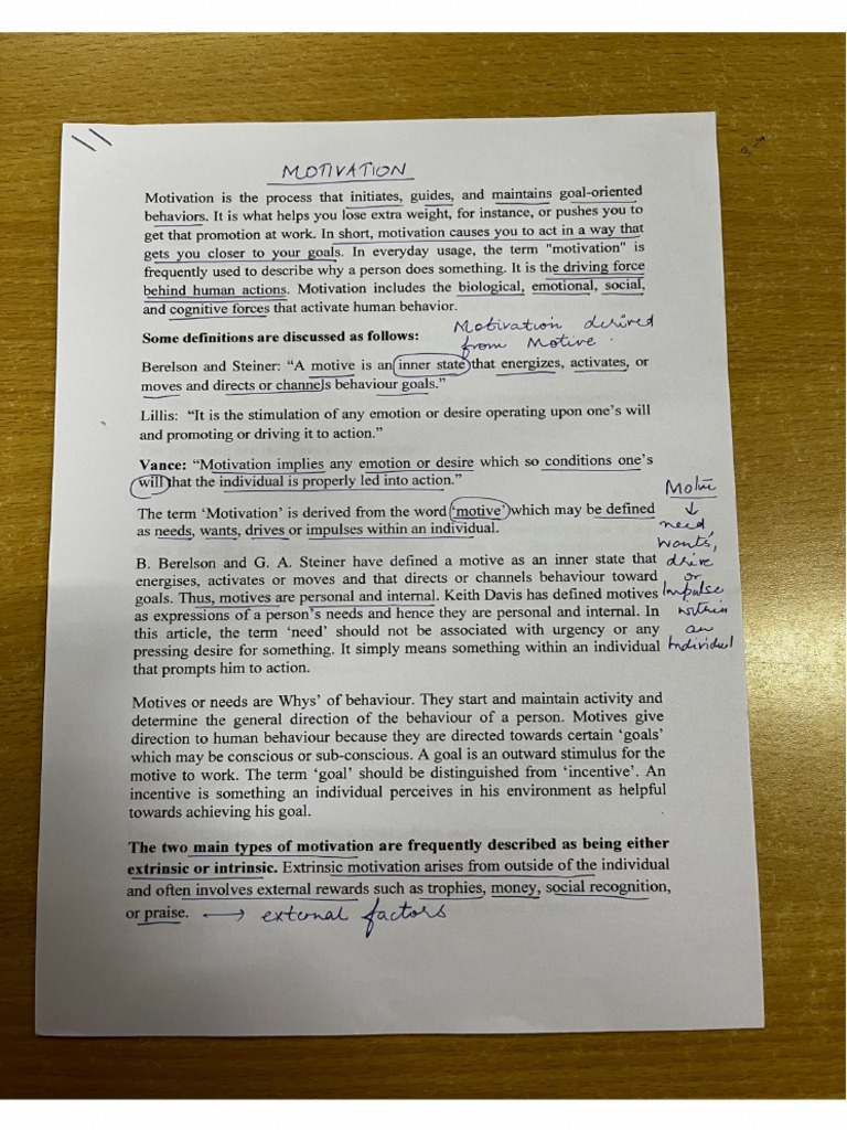 Module 4 | PDF | Motivation | Motivational