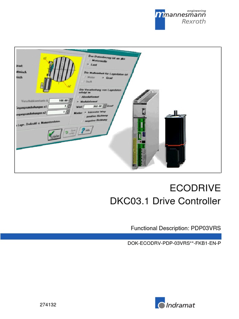 Ecodrive DKC03.1 Drive Controller: Rexroth | PDF | Booting | Power Supply