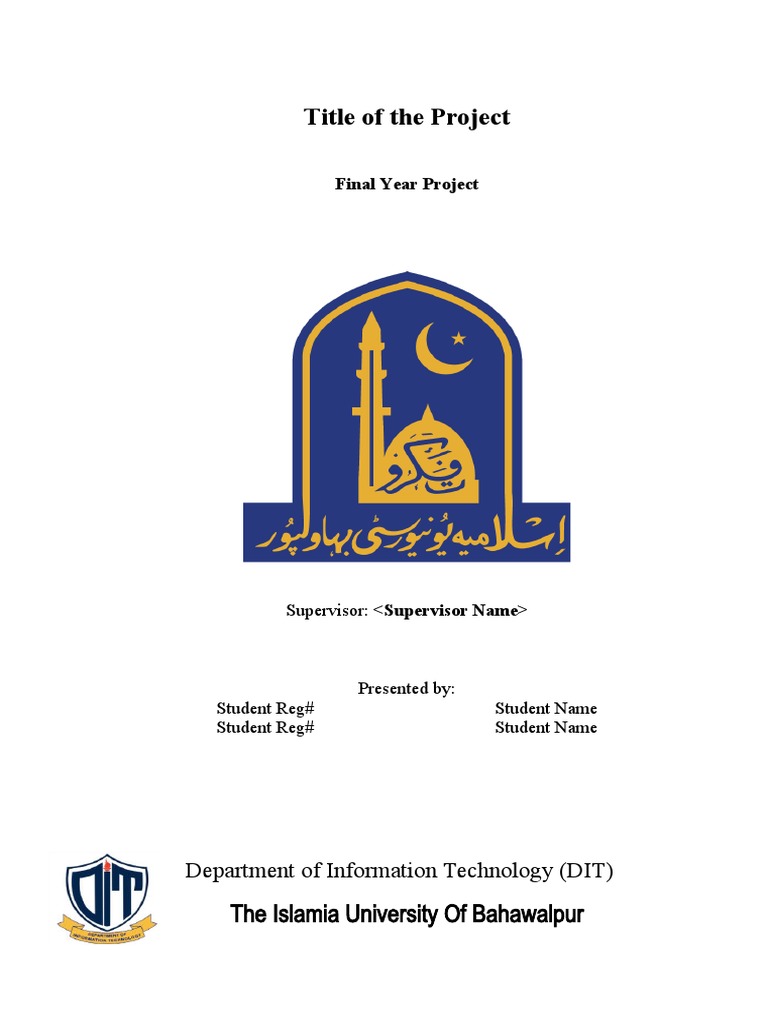 FYP-Project Report-Template For 7th Semester | PDF | Use Case ...