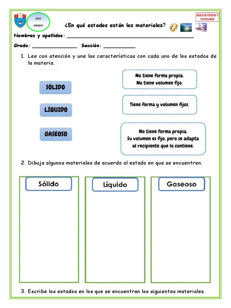 Estados de la materia: una exploración de las propiedades distintivas ...