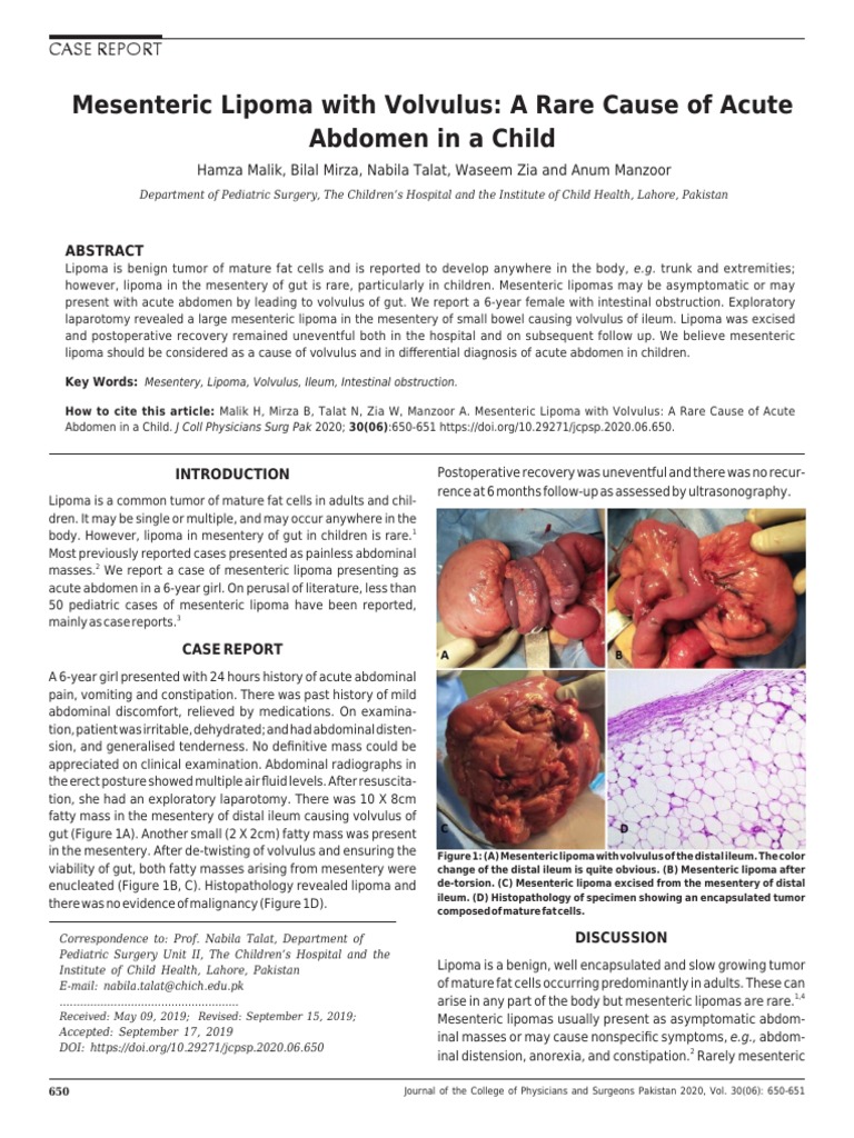 Lipoma Pdf Causes Of Death Diseases And Disorders