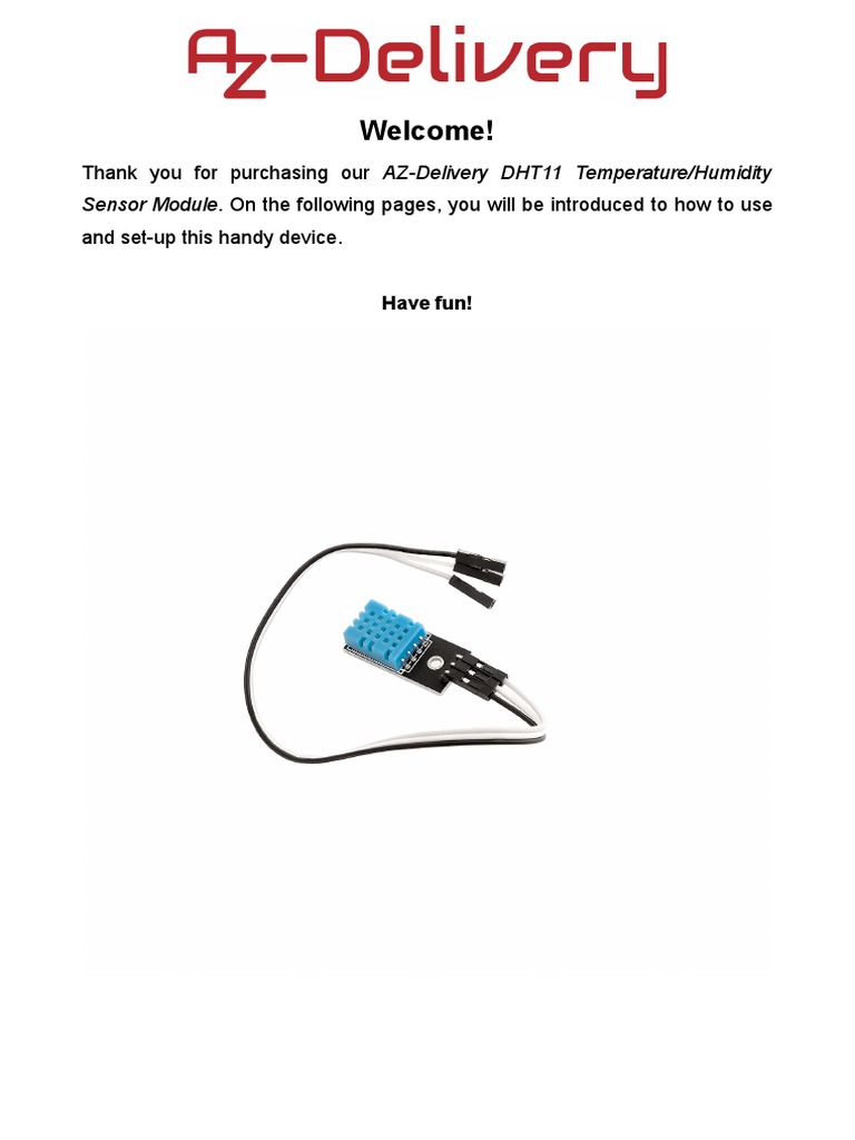 Getting Started with the DHT11 Temperature and Humidity Sensor: A Guide ... Getting Started with the DHT11 Temperature and Humidity Sensor: A Guide ...