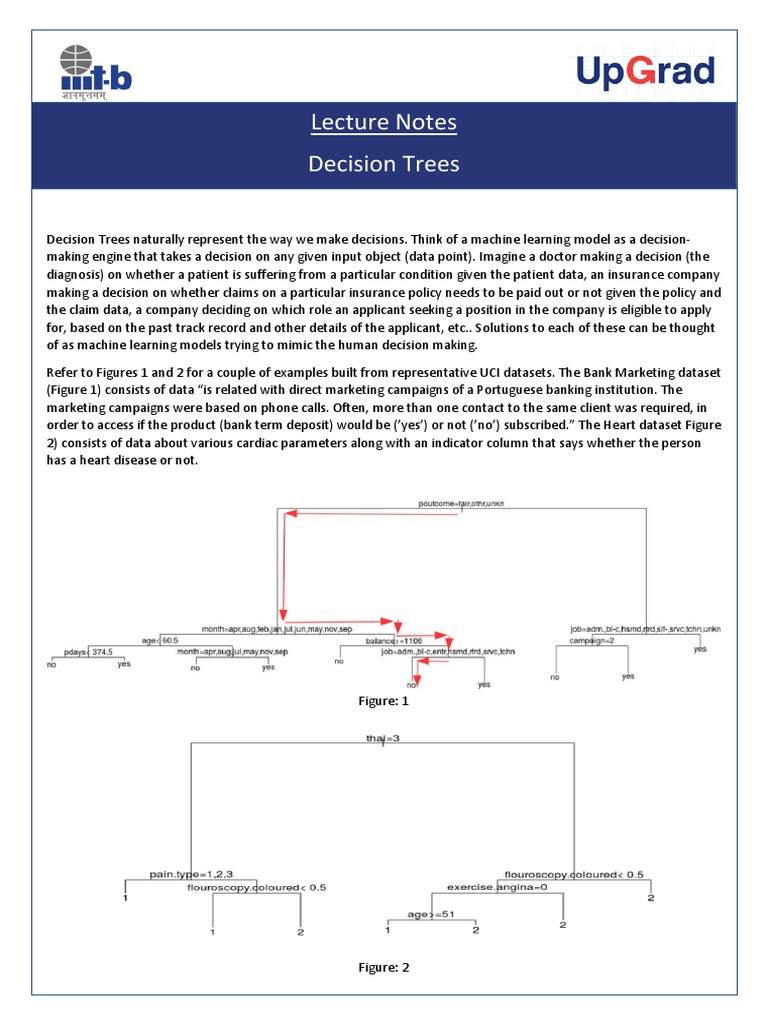 Lecture Notes Decision Tree Download Free Pdf Regression Analysis Applied Mathematics 1335