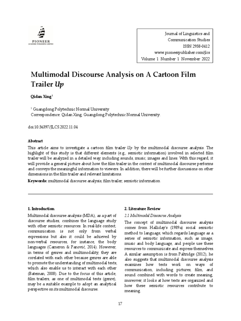 Film Trailers CDA | PDF | Communication | Semiotics