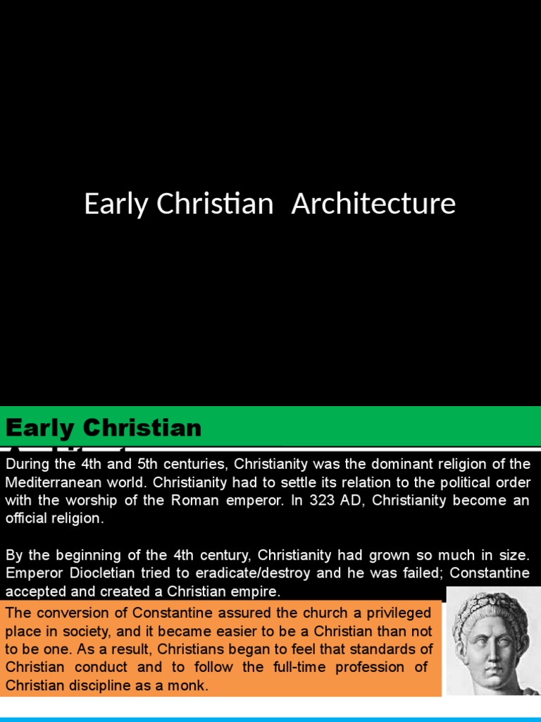 Early Christian and Byzantine-Pp | PDF | Dome | Vault (Architecture)