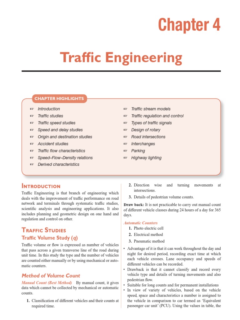 Traffic Engineering (CE) | PDF | Traffic | Interchange (Road)