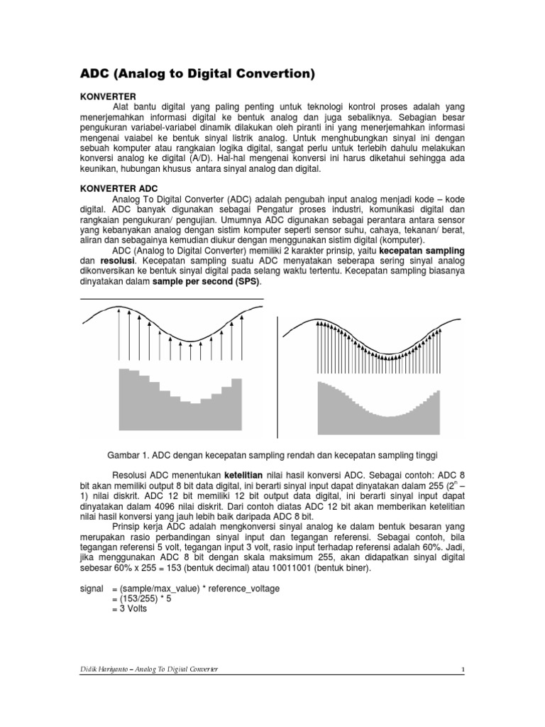 Teknik Antarmuka - ADC | PDF