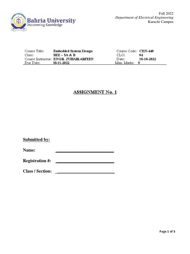 CEP ESD Fall 2022 14122022 023250pm | PDF | Computing | Computer Engineering