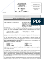 DCAS Exam Schedule 2025 Overview | PDF | Inspector
