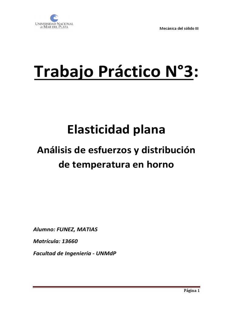 TP3 (Corregido Ultimo) | PDF | Conduccion termica | Elasticidad (Física)