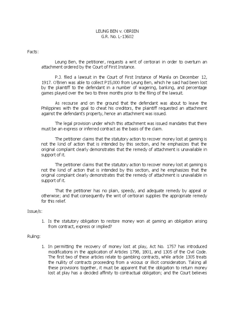 Case Digest | PDF | Lawsuit | Criminal Law