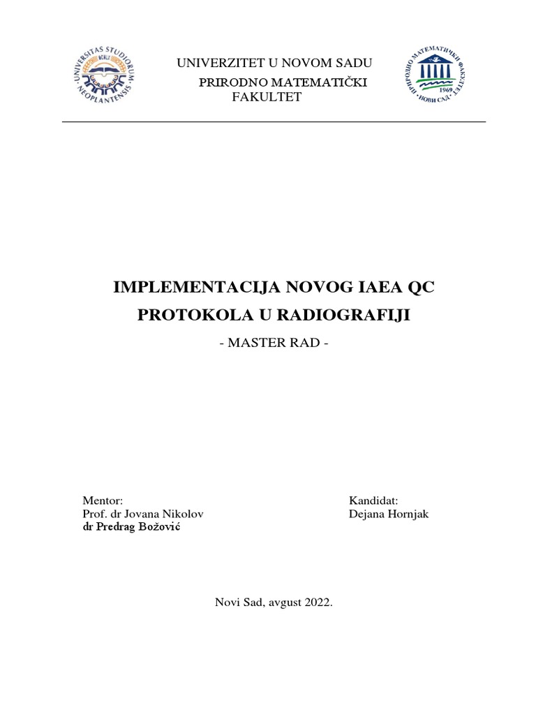 Dejana Hornjak Emaster Rad Ef1 | PDF