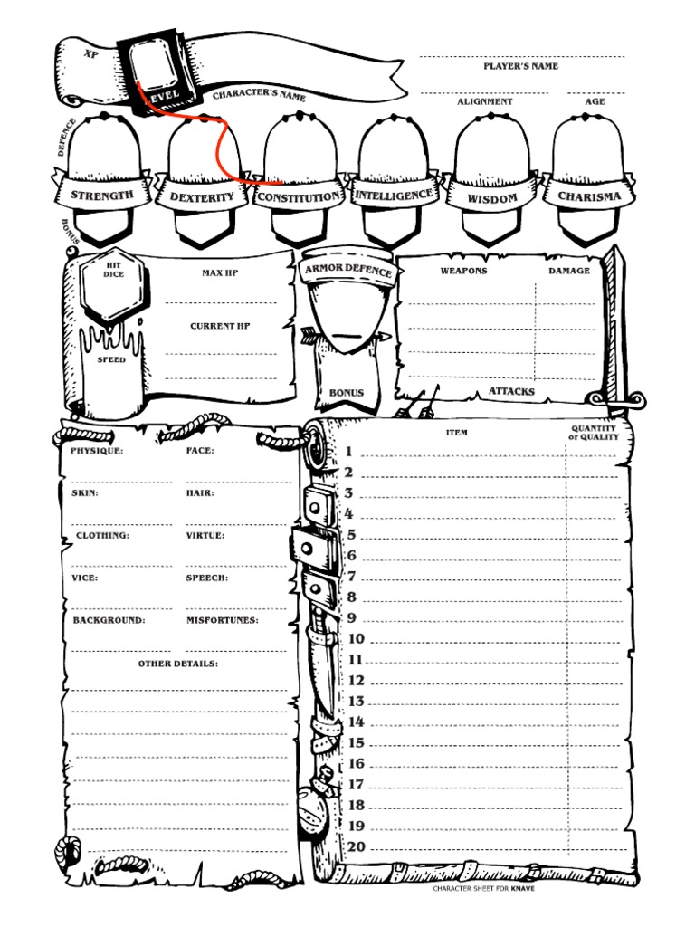 Character Sheet (ENG) - Cópia 6 | PDF