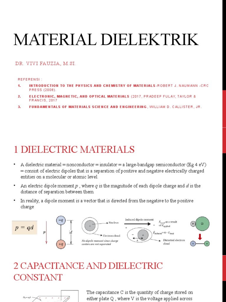 Material Dielektrik | PDF | Dielectric | Capacitor