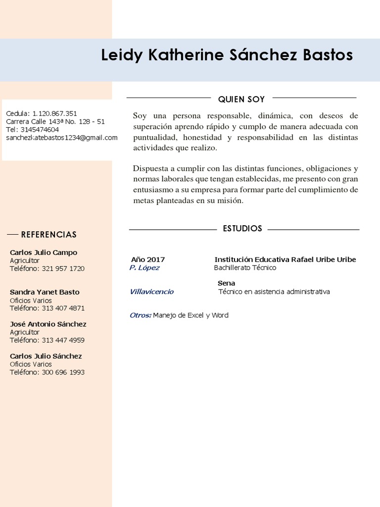 Leidy Katherine Sanchez | PDF