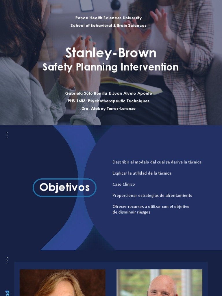 Stanley-Brown Safety Planning Intervention | PDF | Ciencias de la Salud | Sicología