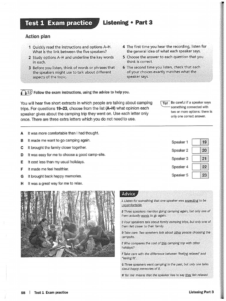 First Trainer T1 Listening 3 | PDF