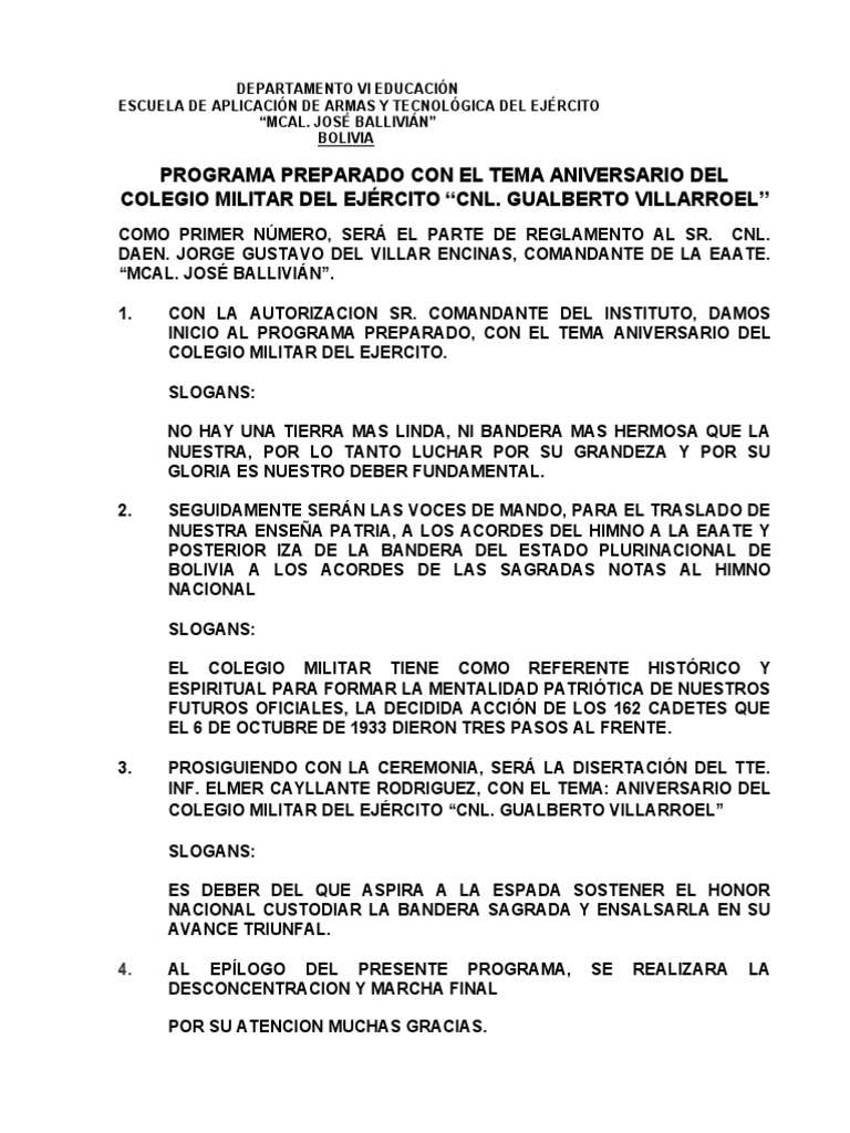 Programa Eaate | PDF