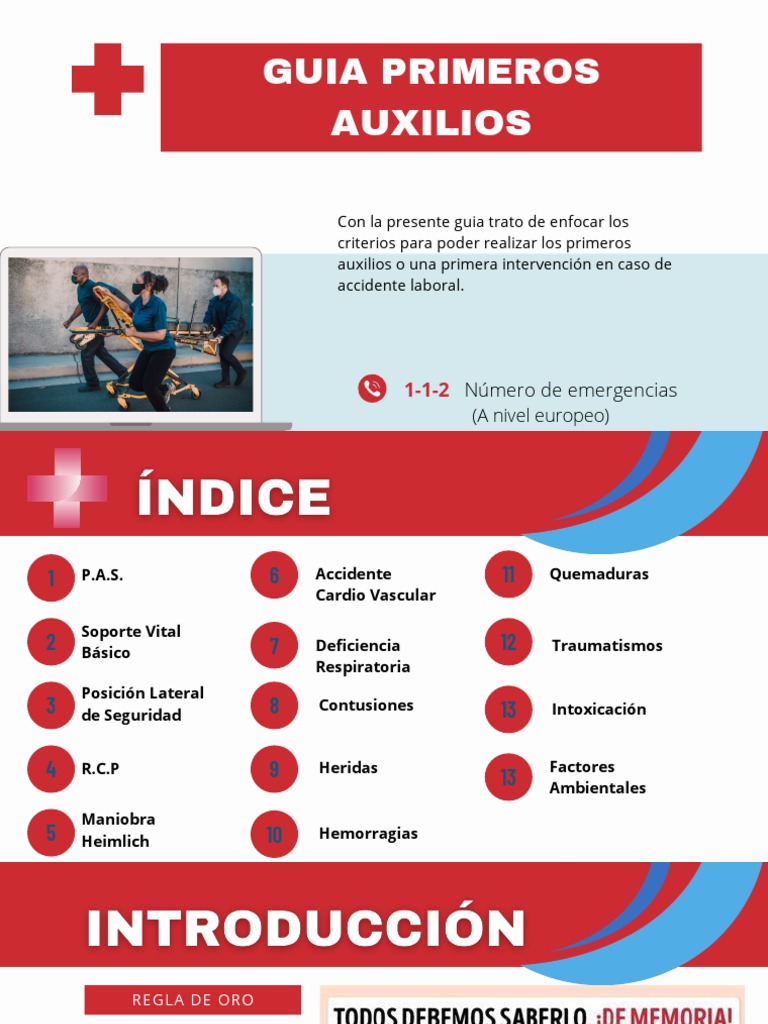 Una Guia de Primeros Auxilios | PDF | Herida | Quemar