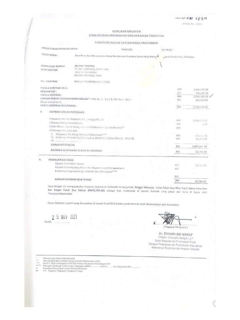 JKR 66A (Pin. 12015) | PDF