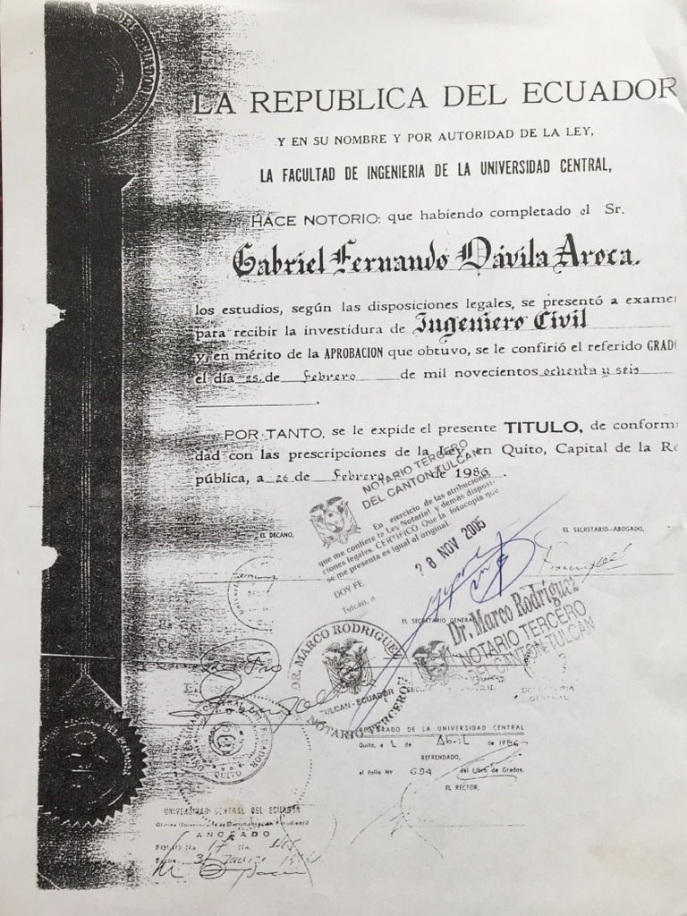 TÍtulo Notarizado | PDF