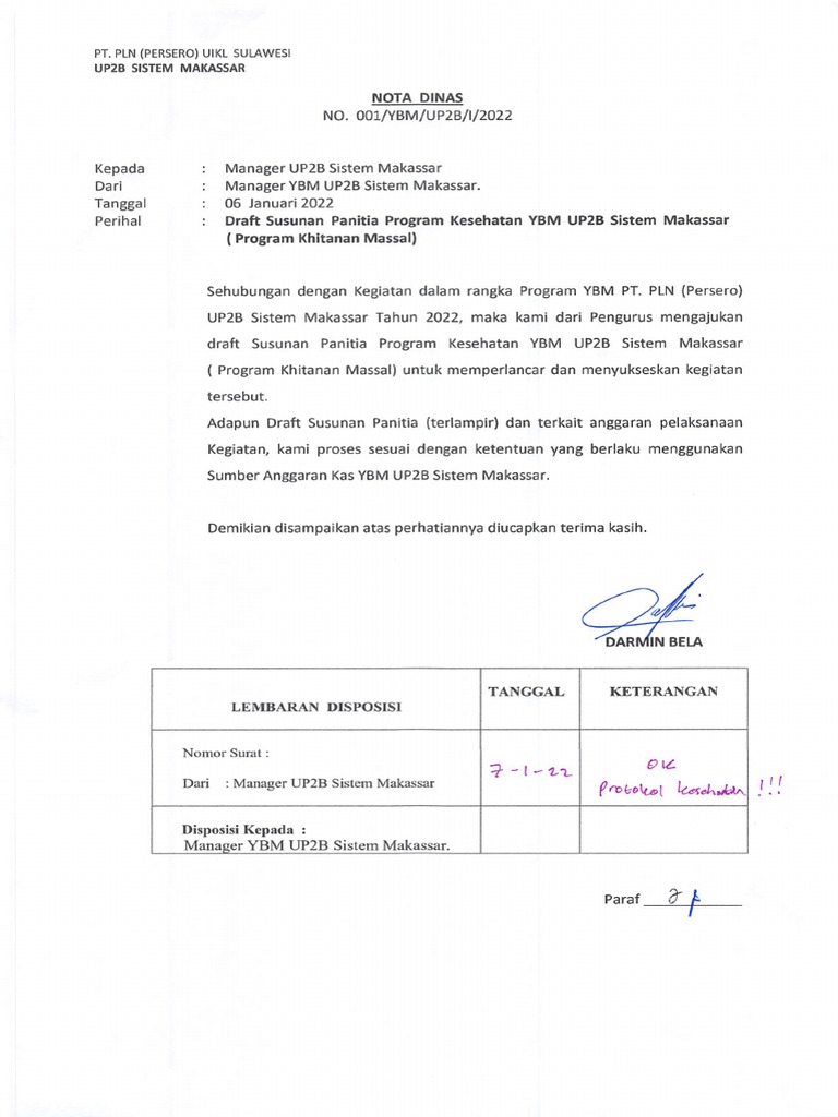 Susunan Panitia YBM 2022 | PDF