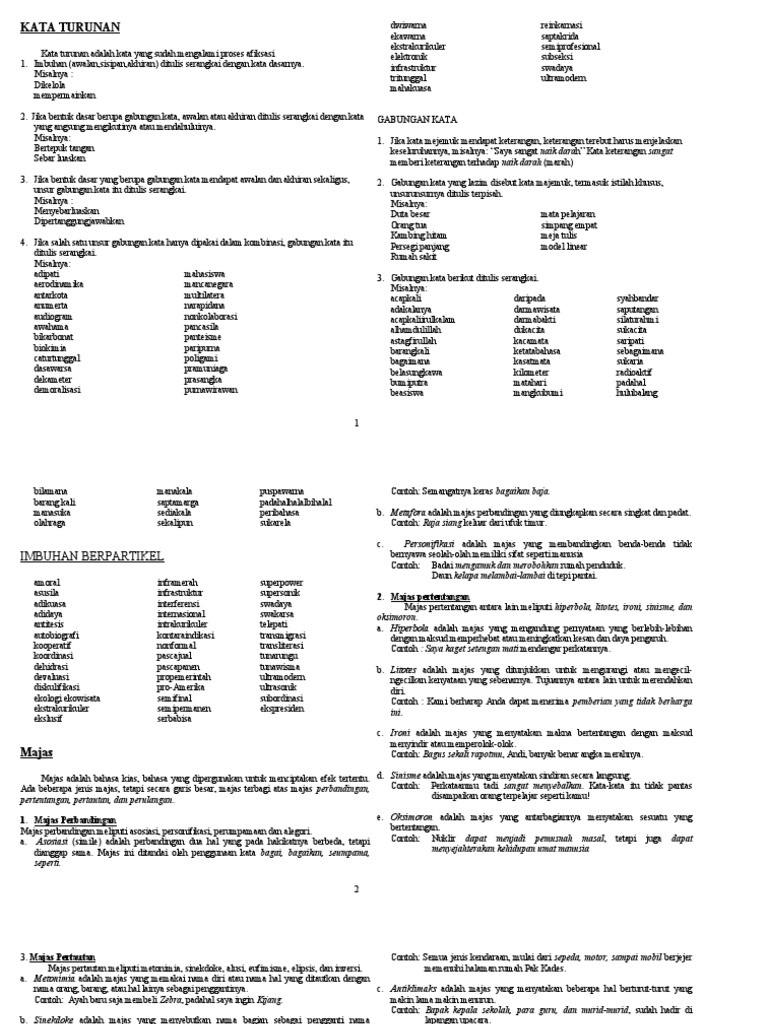 Perbaikilah Penulisan Kata Atau Kalimat Di Bawah Ini | PDF