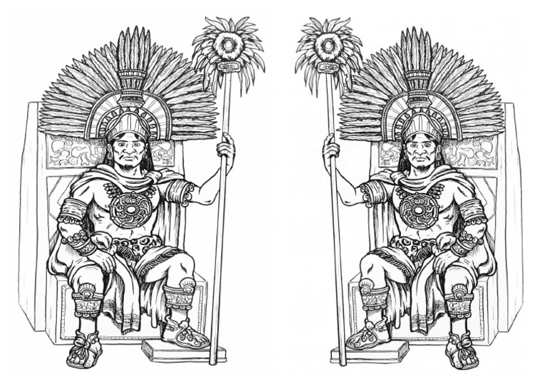 Ficha Sociedad Azteca para Pintar | PDF