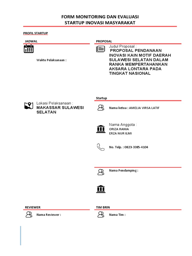 FOrm Monev - Baine | PDF