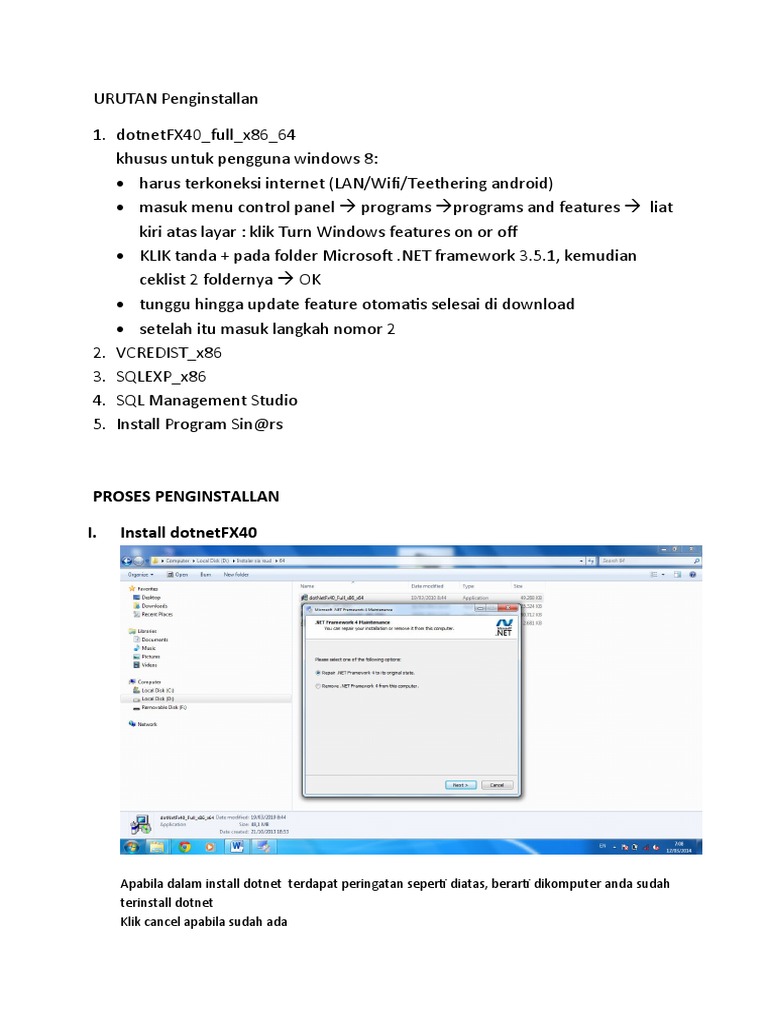 Petunjuk Instalasi SQL Server | PDF