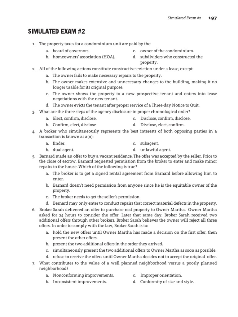 FTPrep Exam 2 | PDF | Lease | Real Estate