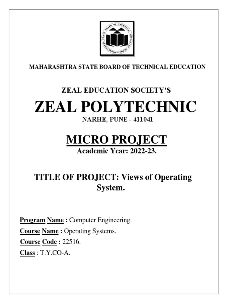 Osy MP Report | Download Free PDF | Operating System | Computer Hardware