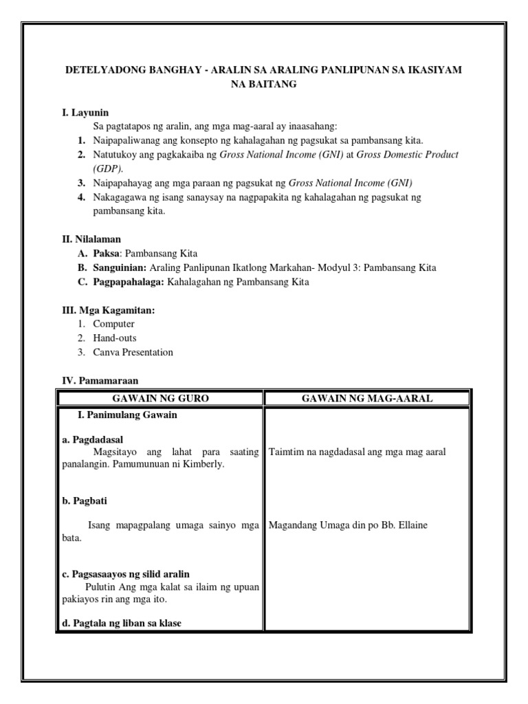 Duldulao - Revised Detailed Lesson Plan | PDF