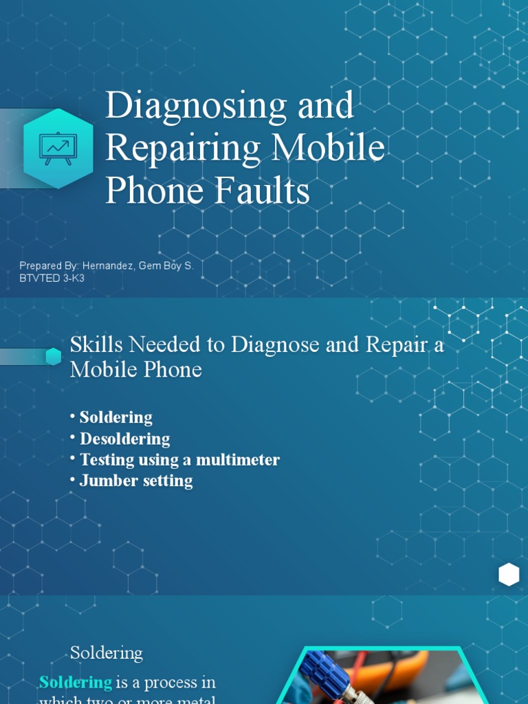 Diagnosing-and-Repairing-Moble-Phone-Faults | PDF | Soldering ...