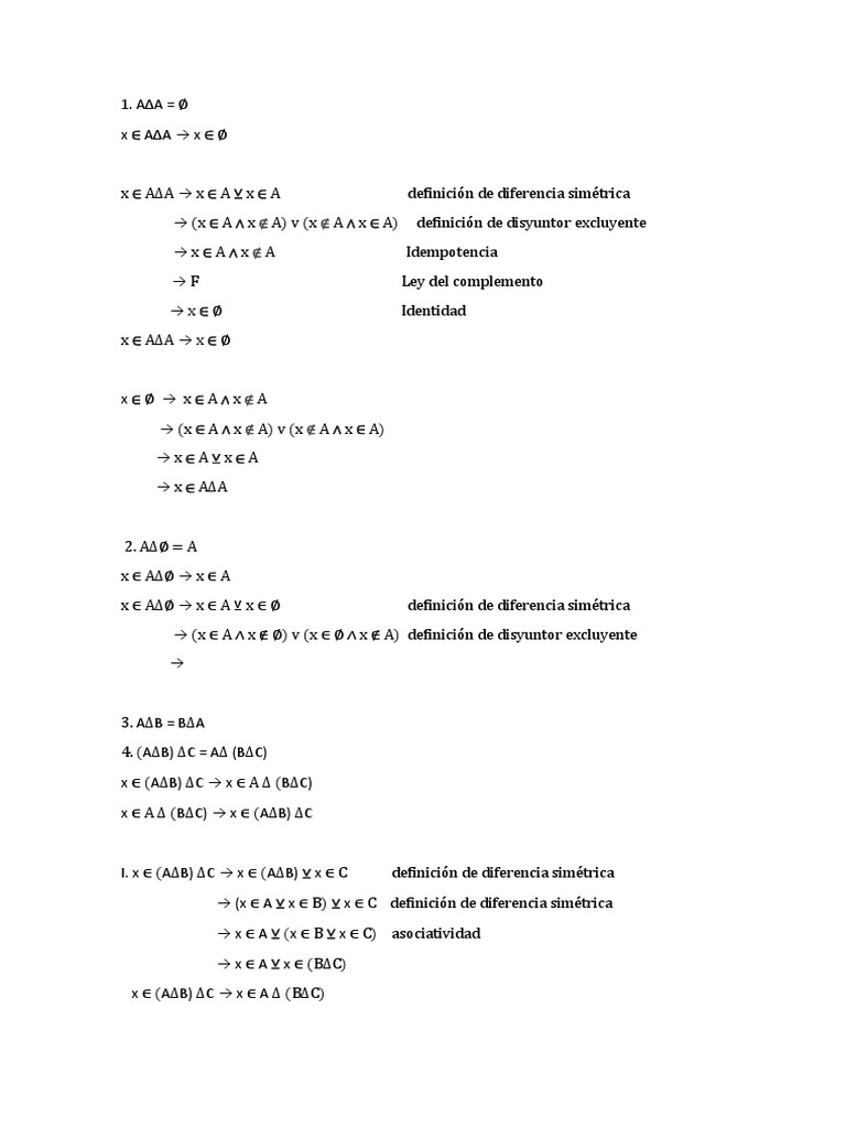 Demostraciones - Lógica | Descargar gratis PDF | Matemáticas ...