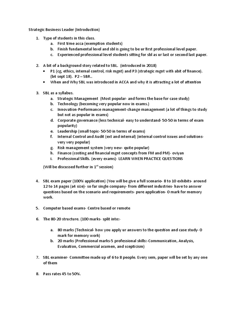 SBL Intro Class | PDF | Test (Assessment) | Cognition