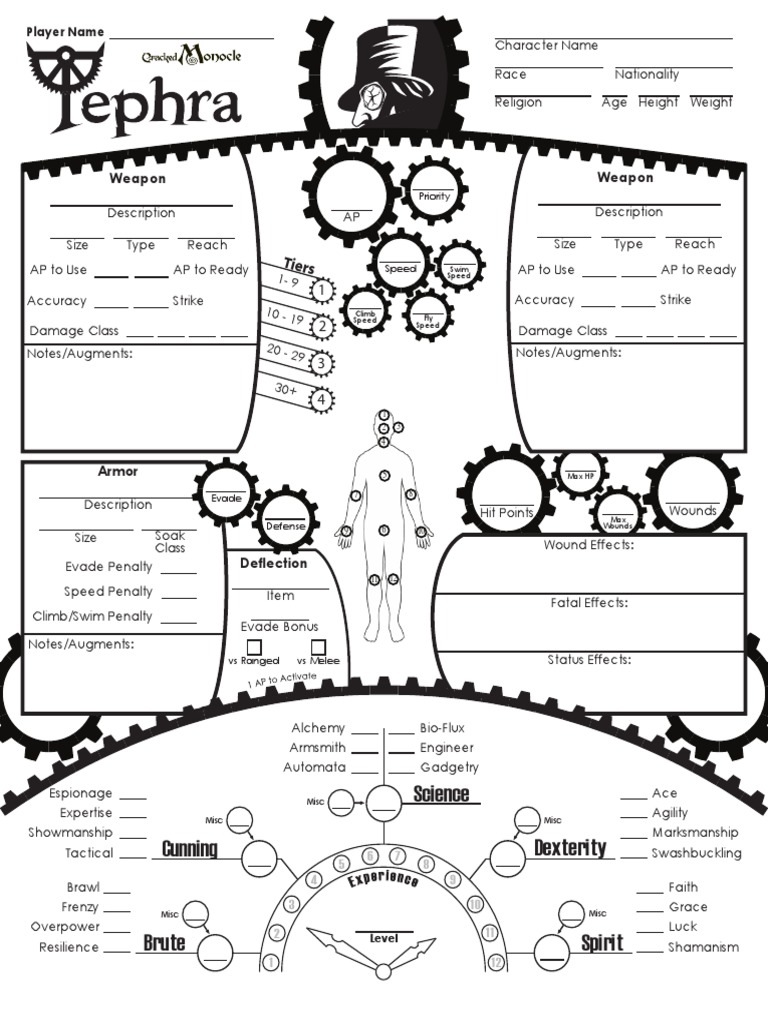 Standard_Character_Sheet | PDF | Role Playing Games