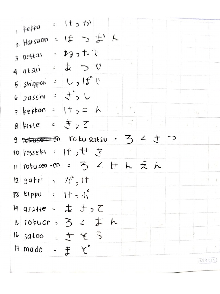 Shukudai Hiragana B | PDF