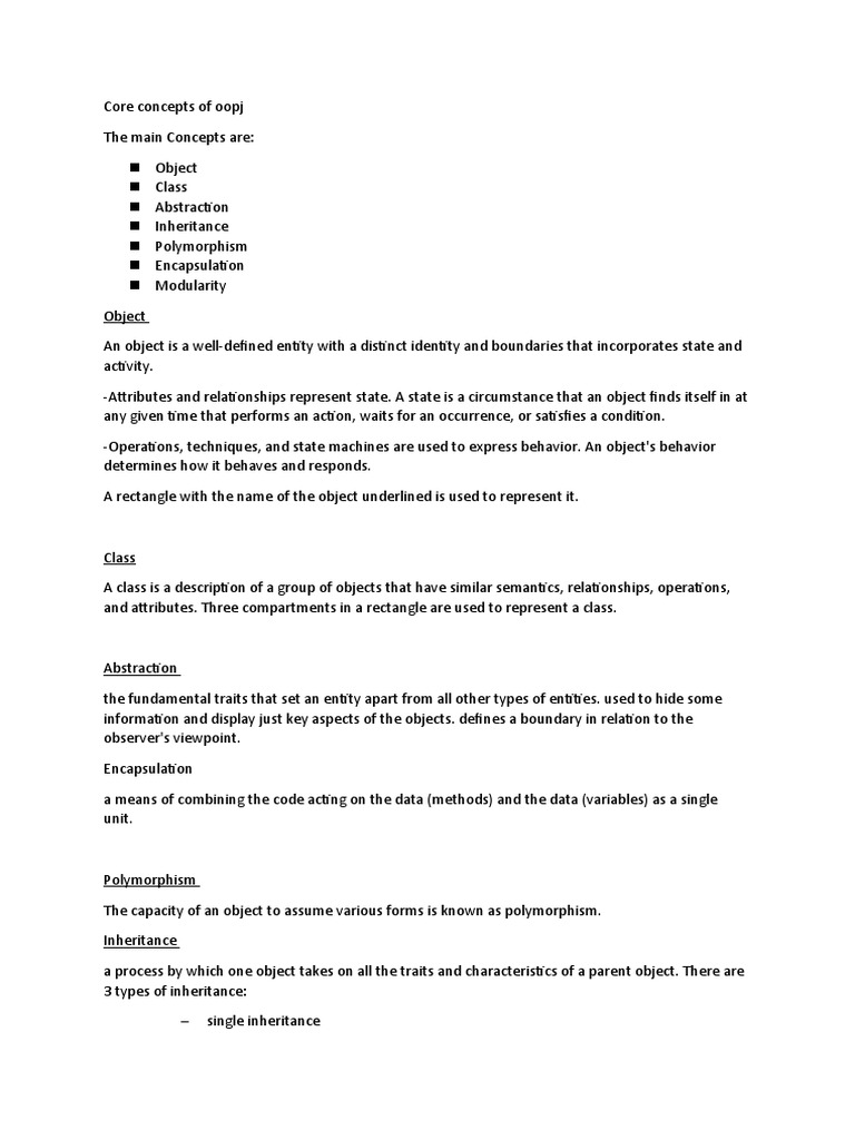 Java Test Pdf Object Computer Science Class Computer Programming