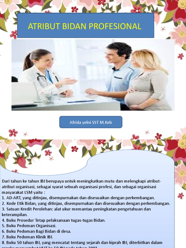 PERTEMUAN 2 AFRIDA Atribut Bidan Profesional | PDF | Karier & Perkembangan