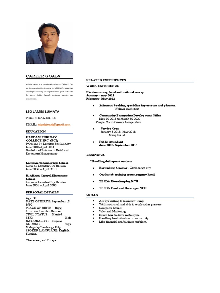 Leo James Resume | PDF