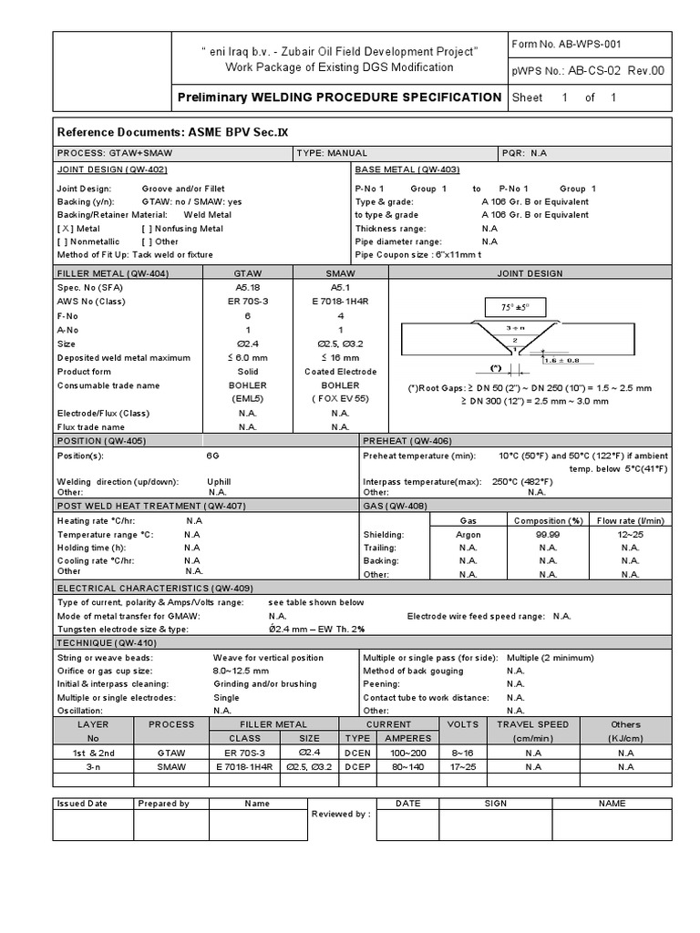 WPS No. ST-CS-02-2 | PDF | Chemical Substances | Materials