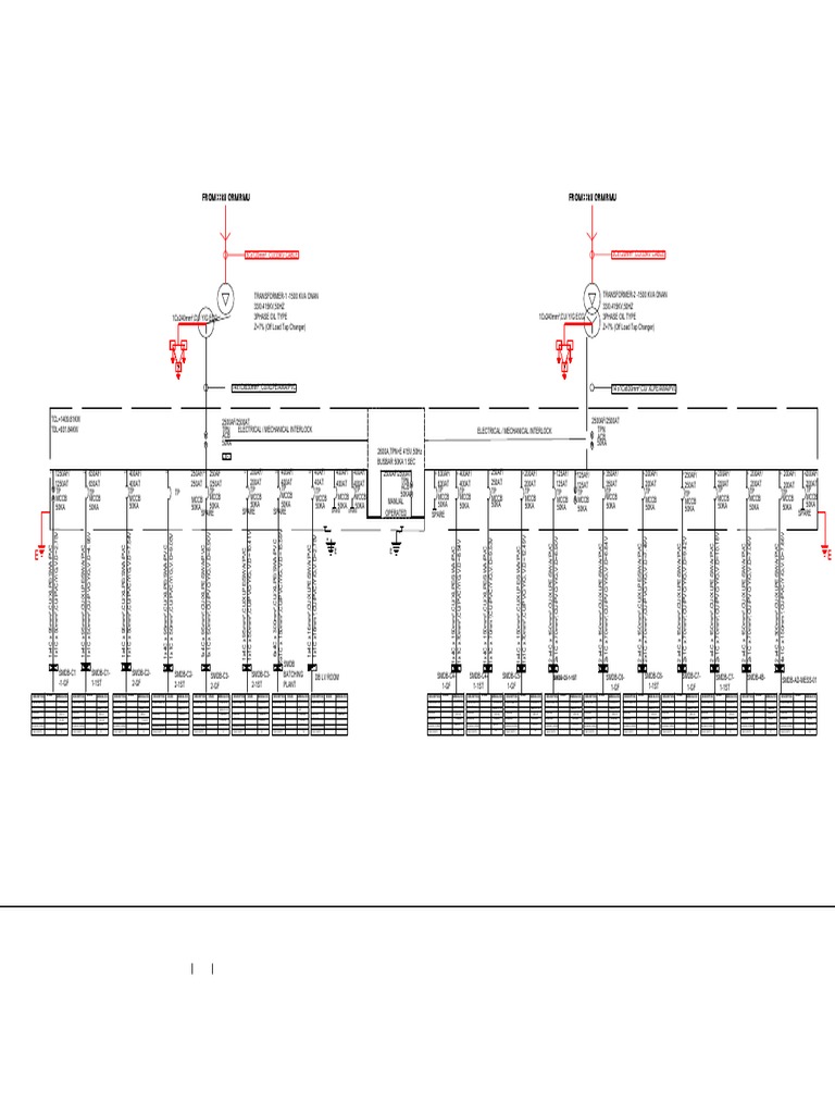 Single Line Diagram-Model | PDF