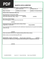 IQA Non-Conformance - Corrective Action Report | PDF