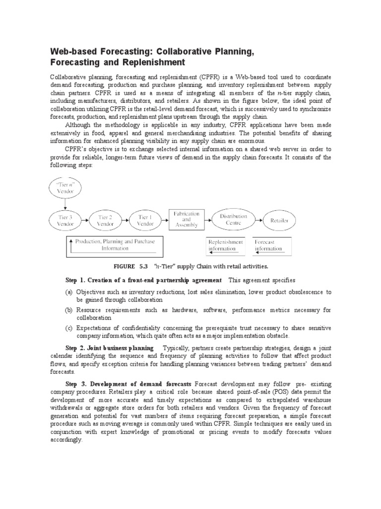 Web-Based Forecasting | PDF | Forecasting | Supply Chain