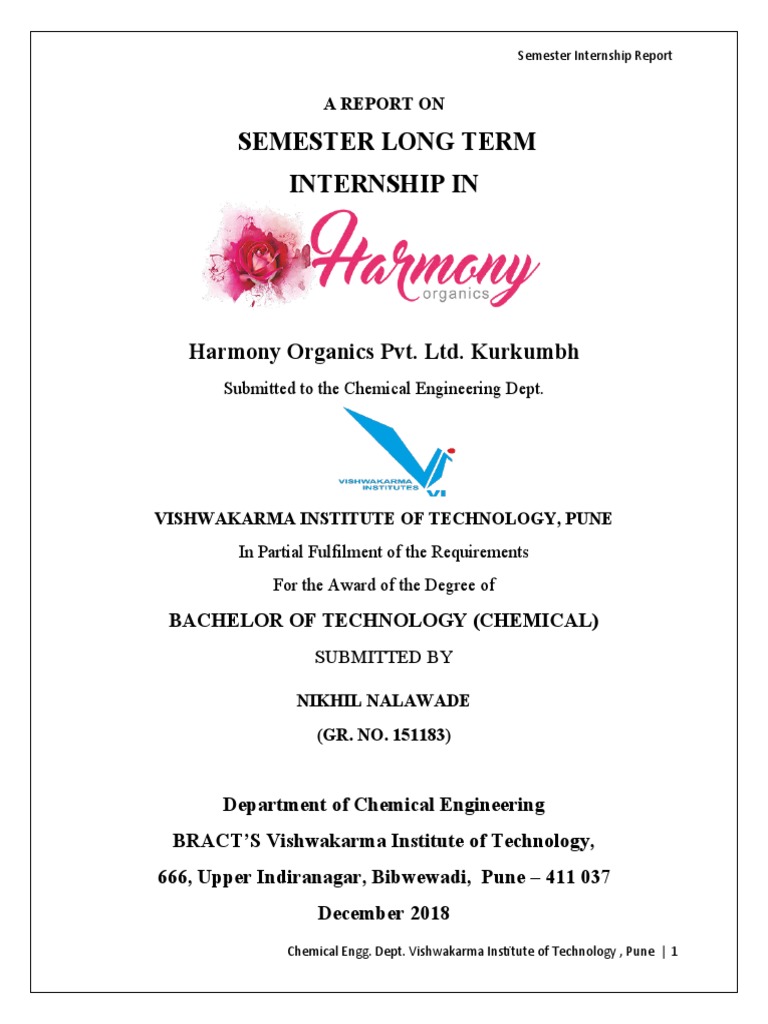 Report Nikhil | PDF | Chemistry