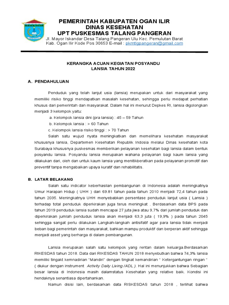 Kak Posyandu Lansia | PDF | Pengembangan Diri