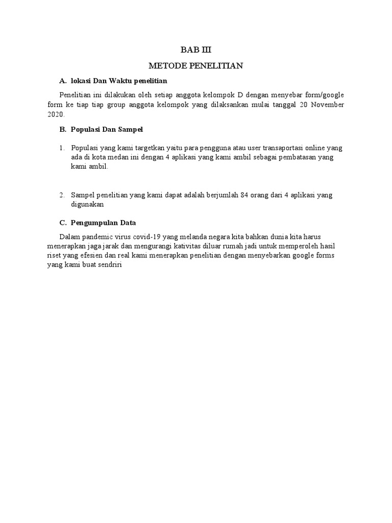 Bab 3,4,5 Mini Riset Statprob | PDF